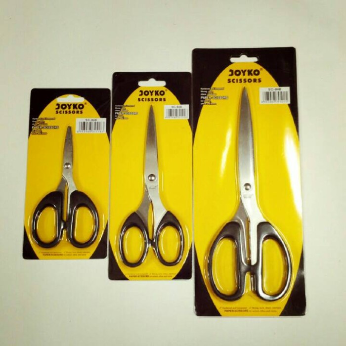 Jual Joyko Gunting Kertas Sedang SC-838 / Paper Scissor Stainless ...