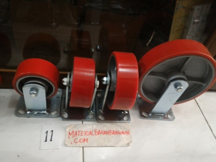 Jual roda 5 inch MATI roda polyurethane HEAVY DUTY khusus roda PU ...