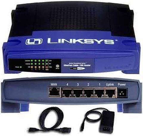 Jual Linksys Cable/DSL Router with 4-port Switch - Kota Bandung ...