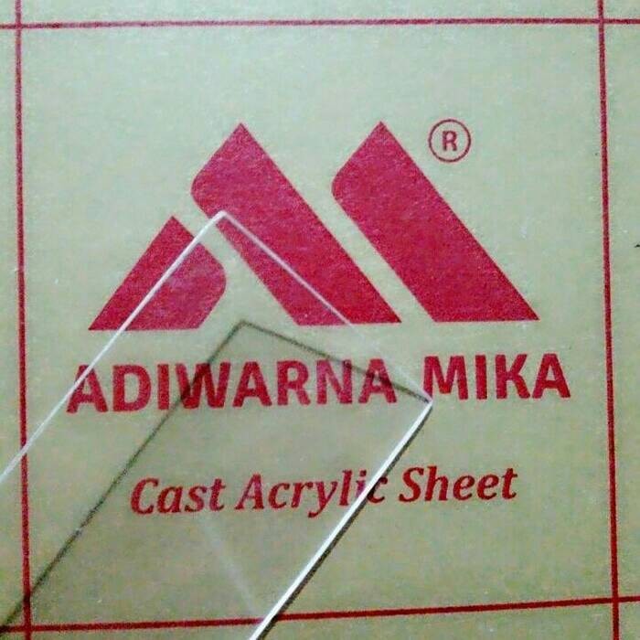 Jual bahan acrylic/acrilic/akrilik ukuran 50cm x 22cm tebal 2mm - Kota ...