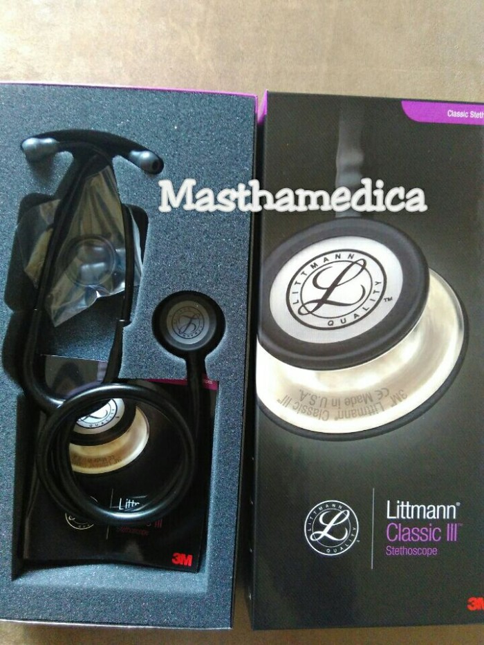 Jual Stetoskop Littmann littman litmann Classic III SE All Black Full ...