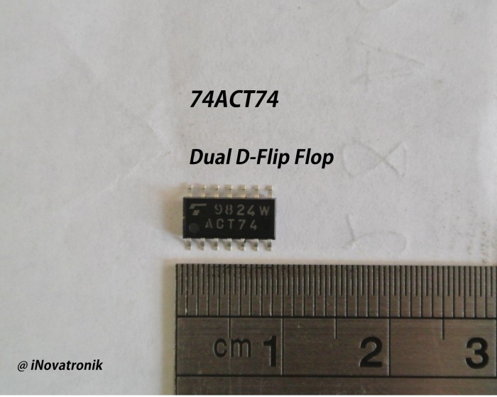 Jual 7474 74ACT74 High Speed Dual D Flip Flop - Kab. Tangerang ...