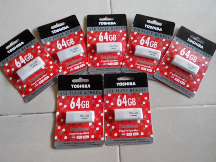 Jual USB Flashdisk TOSHIBA 64GB / Flash Disk 64 GB simpan file data MURAH - Jakarta Utara - nay ...