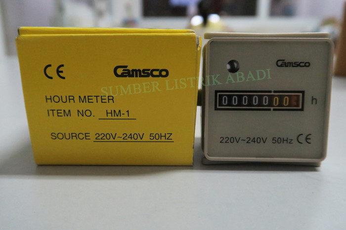 Jual Camsco Hour Meter HM-1 (Pengukur Waktu Pemakaian Listrik ...