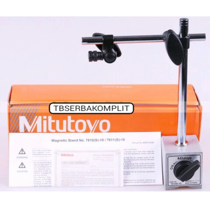 Jual Mitutoyo 7010S-10 Magnetic Stand Base Dudukan Pegangan Dial Indicator - Jakarta Utara ...