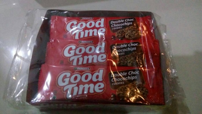 Jual Snack Good Time Double Choc Chococips Cookies 12 Pcs - Kota Bekasi ...
