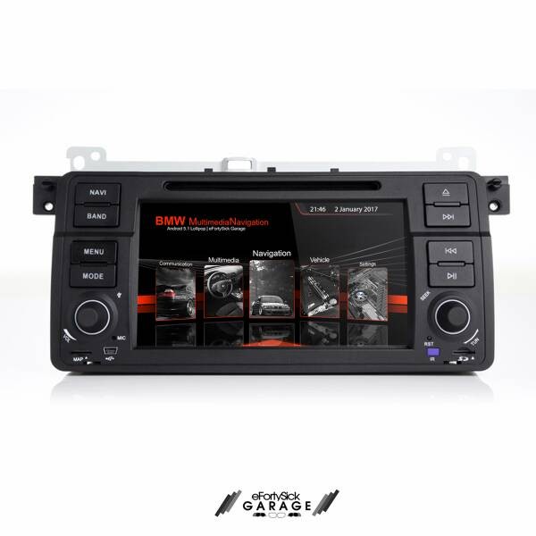 Jual Head Unit Android BMW E46 Double Din Special Edition eFortySick ...
