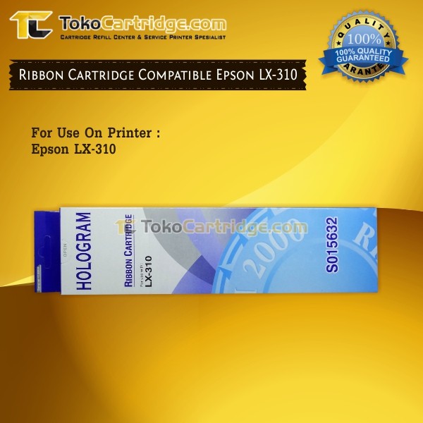 Jual Ribbon Cartridge Epson LX310 LX-310 LX 310 S015632 Compatible ...