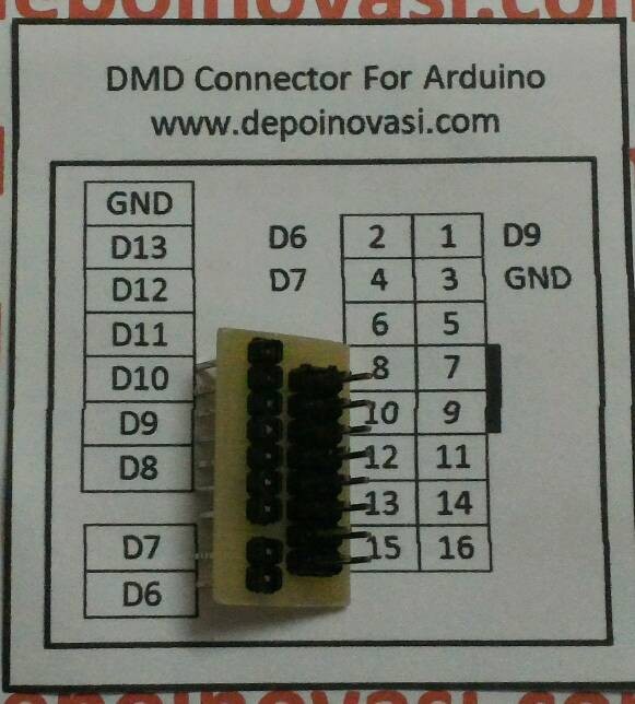 Jual Konektor DMD P10 for Arduino - Kab. Malang - Depoinovasi ...