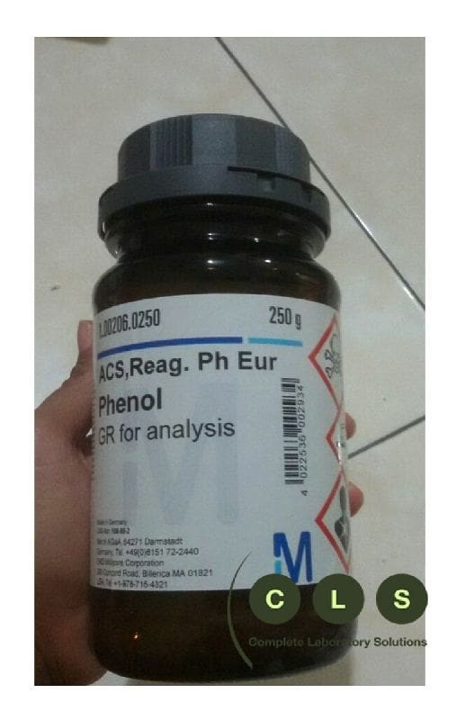 Jual MERCK 100206 Phenol cap. 250 gr GR for analysis ACS - CHEMITRA ...