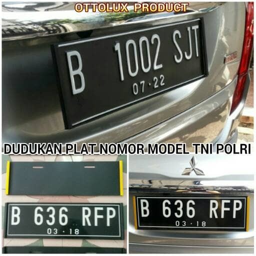 Jual Tatakan plat Nomor. Tempat plat nomor. Dudukan Plat nomor. Tni ...