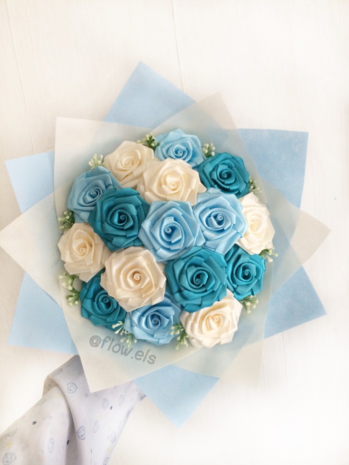 Jual Buket Bunga Satin 16 kuntum - Jakarta Pusat - Flow.els | Tokopedia