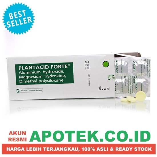 Jual Plantacid Forte Strip - Tablet Kunyah - Obat Asam Lambung / Maag ...