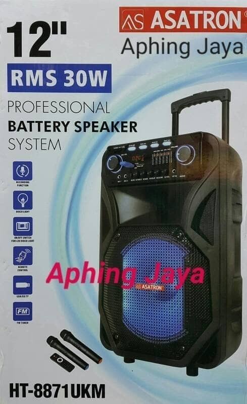 Jual Speaker Portable Amplifier Wireless Meeting ASATRON HT-8871UKM ...