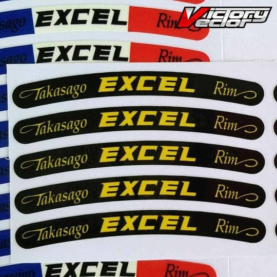 Jual STICKER VELG EXCEL TAKASAGO / STICKER EXCEL 4 Pcs - Kab. Lampung ...