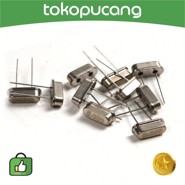 Jual Crystal Oscillator HC49S 8mhz HC49 Cristal Kristal 12mhz 4 mhz ...