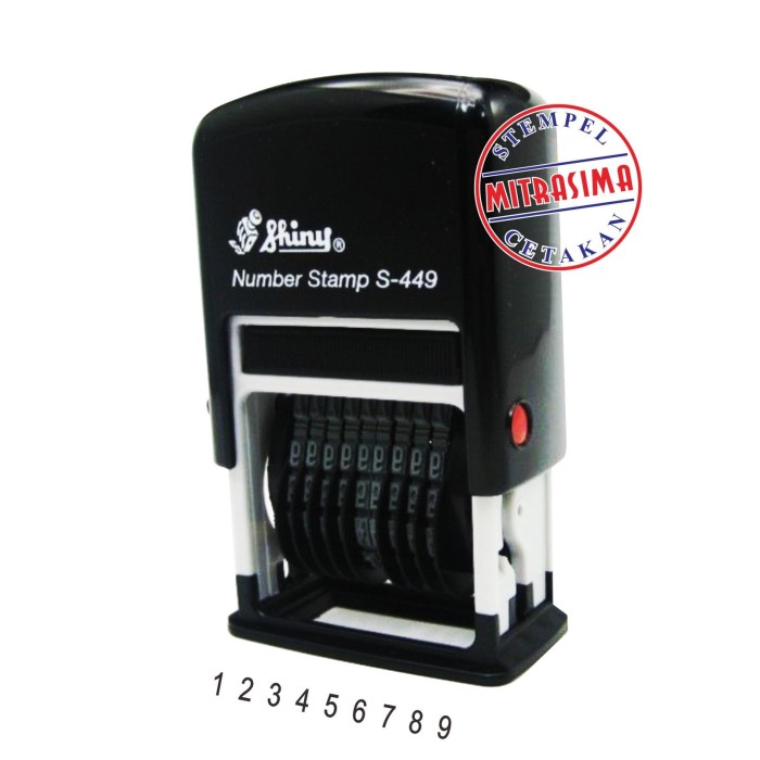Jual Stempel Nomor otomatis Shiny S-449 - Jakarta Barat - Mitrasima Stempel | Tokopedia