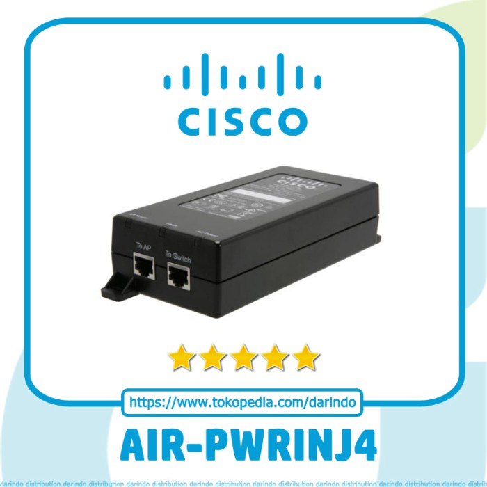 Jual Cisco Aironet Power Injector [AIR-PWRINJ4] - Jakarta Pusat ...