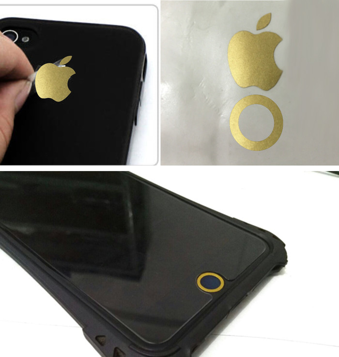 Jual Stiker logo Apple iPhone 6 7 PLUS + X home button sticker ...