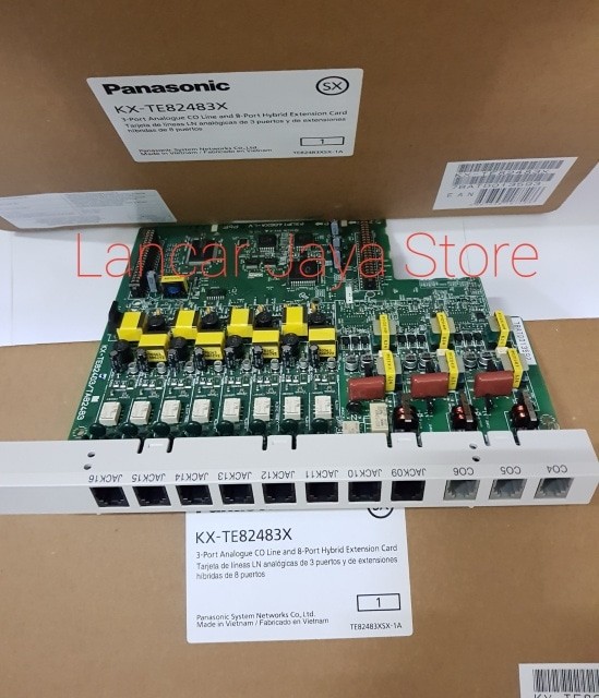 Jual Panasonic PABX KX-TE82483 Card 3 Line - 8 EXT - Jakarta Barat ...