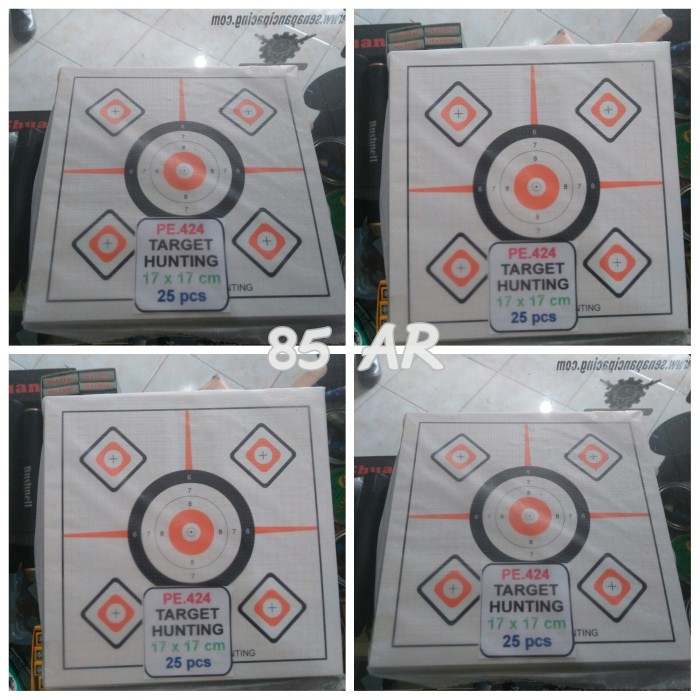 Jual Kertas Target Sasaran Tembak Model Hunting Model Terbaru Isi 25pcs ...