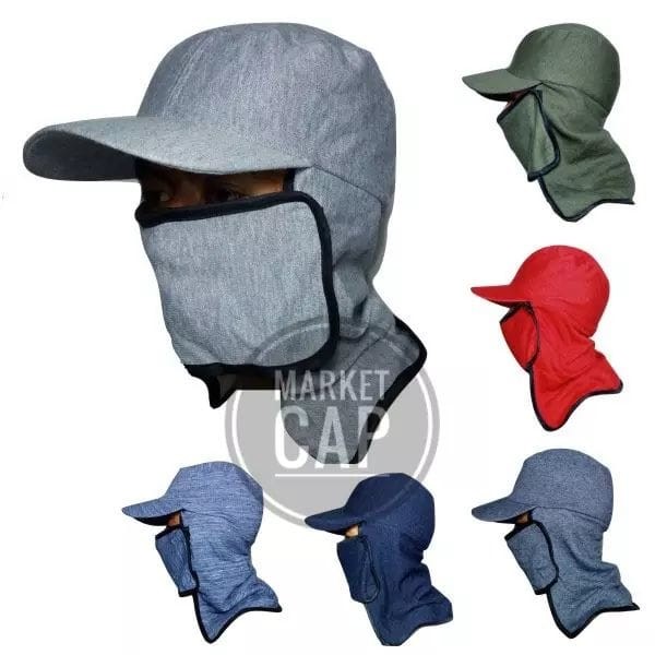 Jual Topi Jepang Masker Samping I Topi Tani I Topi Berkebun I Anti ...