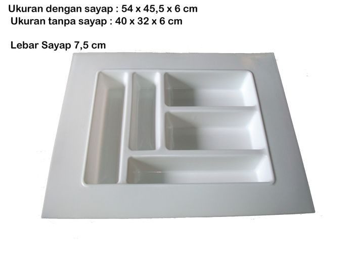 Jual (Gojek) Rak Tempat Sendok Pisau Garpu Dapur Sekat Laci Modelline ...