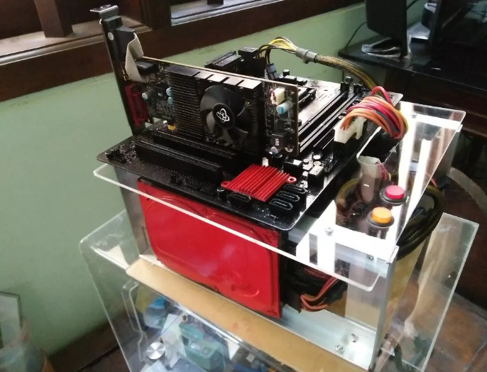 Jual Casing CPU Acrylic Komputer Rack PC Open Air Mini Micro ATX - Kota ... Jual Casing CPU Acrylic Komputer Rack PC Open Air Mini Micro ATX - Kota ...
