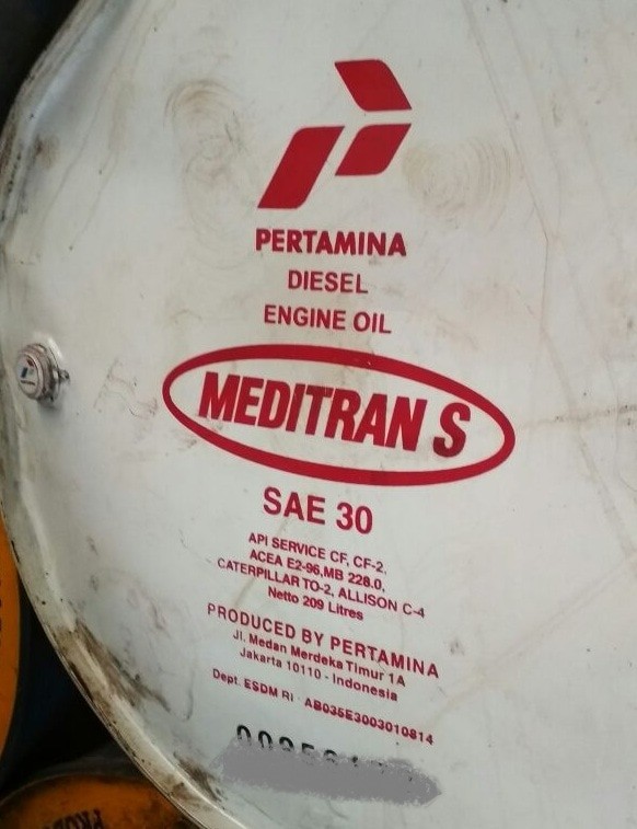 Jual Pertamina Meditran S Sae 30 / S30 drum 209L - Jakarta Timur ...