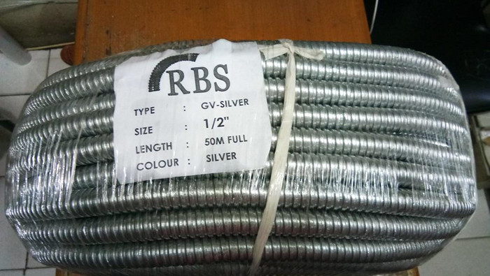 Jual Flexible Galvanis Conduit / Flexible Metal Conduit Uk. 1/2" merk ...