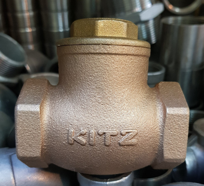 Jual Swing Check Valve 1/2" KITZ Class 125 W.O.G Brass - Glodok Teknik ...