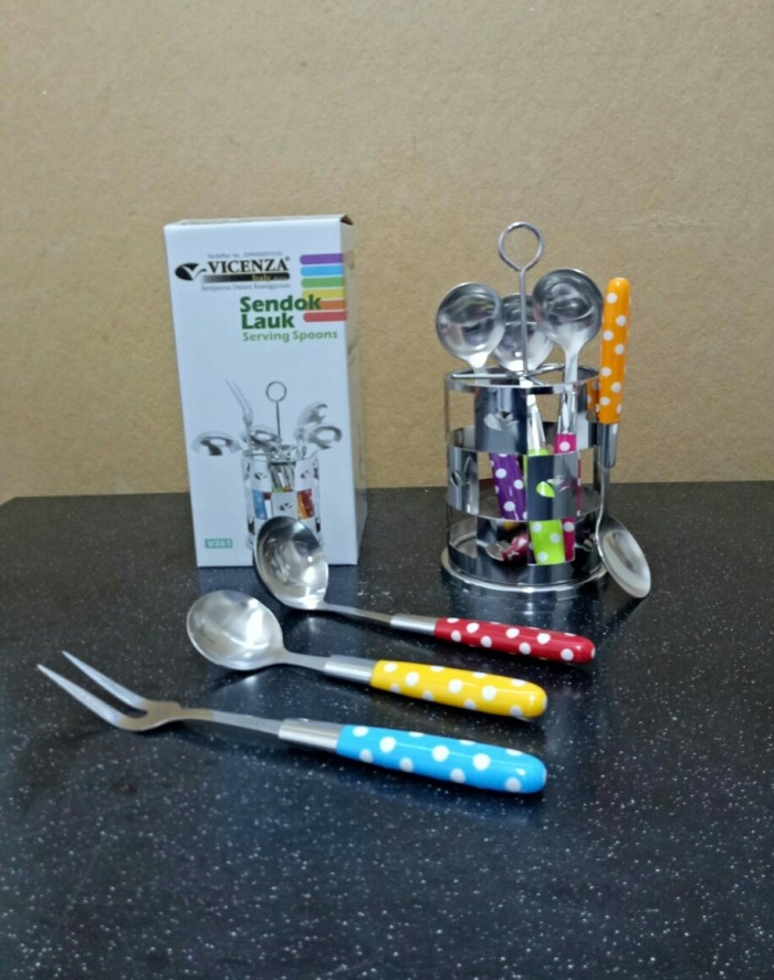 Jual Sendok Lauk/ sendok sayur vicenza V261/serving spoons vicenza V241 ...