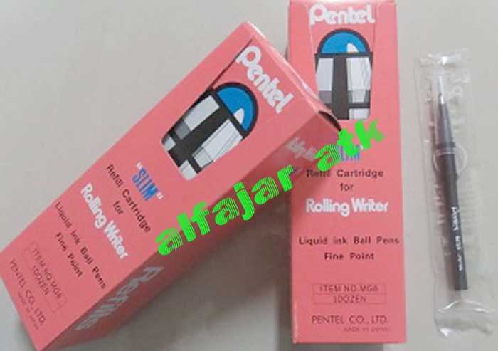 Jual Isi Bolpoin Pentel MG8 / Isi Bolpoin Pentel / Isi Ballpen Pentel ...
