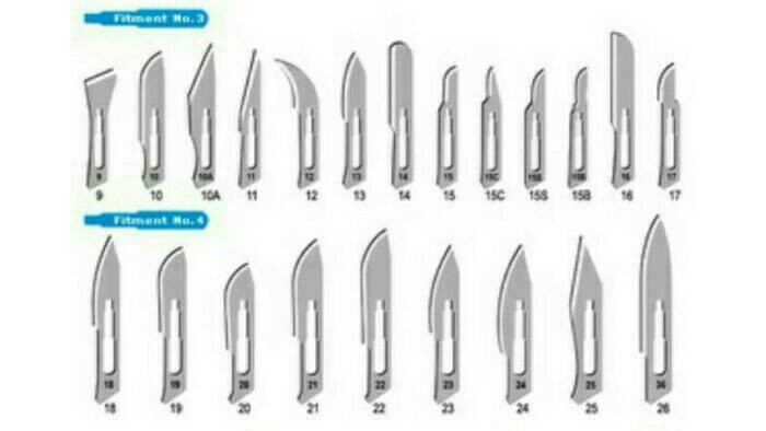Jual Surgical Mess / Handle Scapel / Gagang Bisturi No.3 (10-19 ...