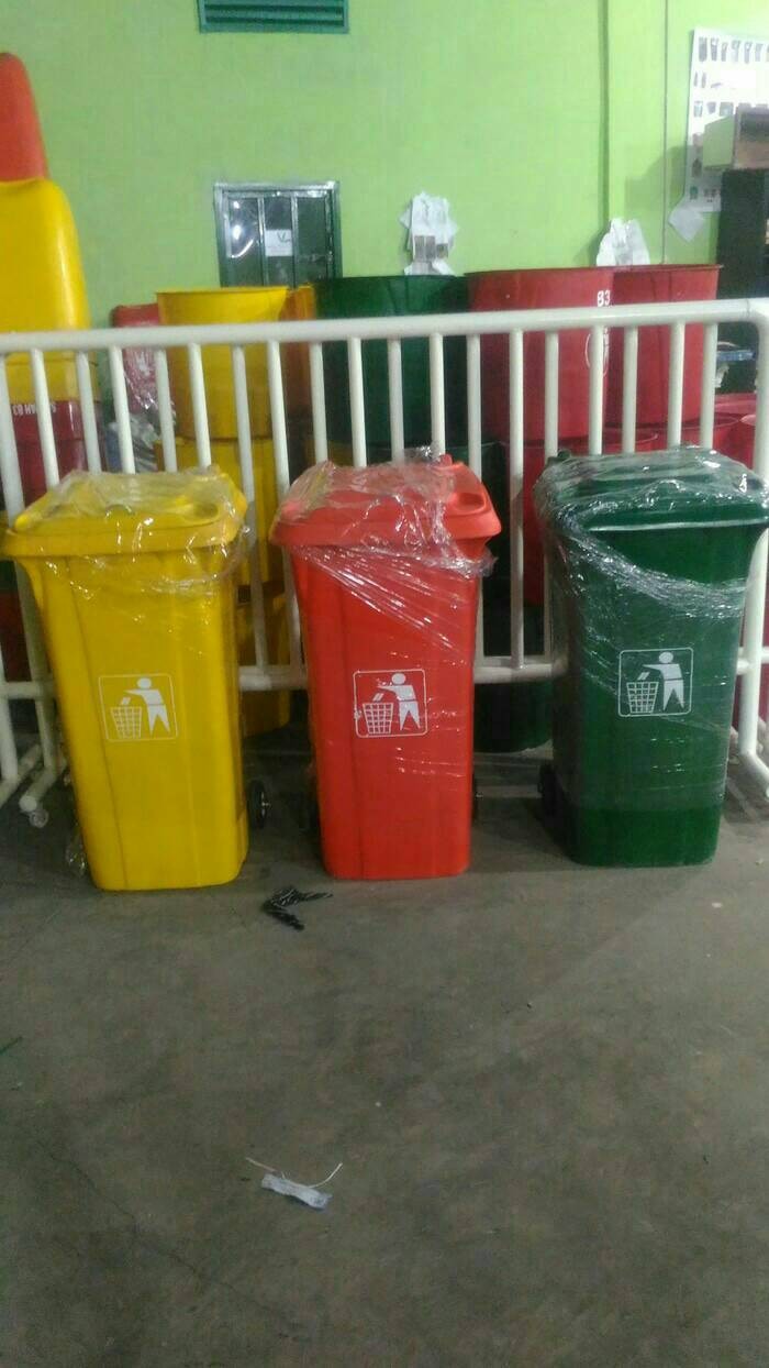 Jual tempat/tong sampah besar roda sulo 120L - sofiaangelshop | Tokopedia