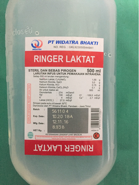 Jual cairan ringer laktat (rl) - Kab. Jember - liquidhealthyshop ...