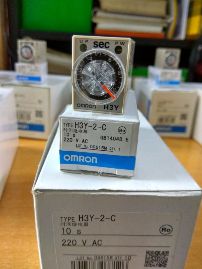 Jual Timer H3Y - 2 C 10 sec AC 220V Omron Original - Jakarta Barat - Pabriklistrik.Ind | Tokopedia