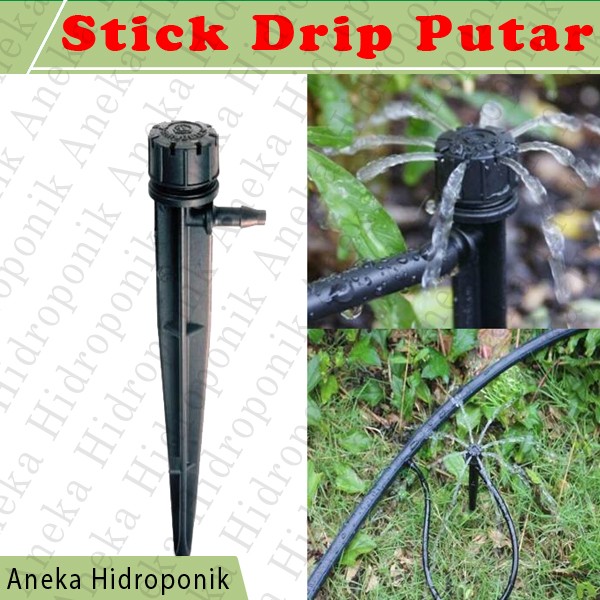 Jual Adjustable Stick Dripper, Micro Irrigation Garden, Stik Drip Putar ...