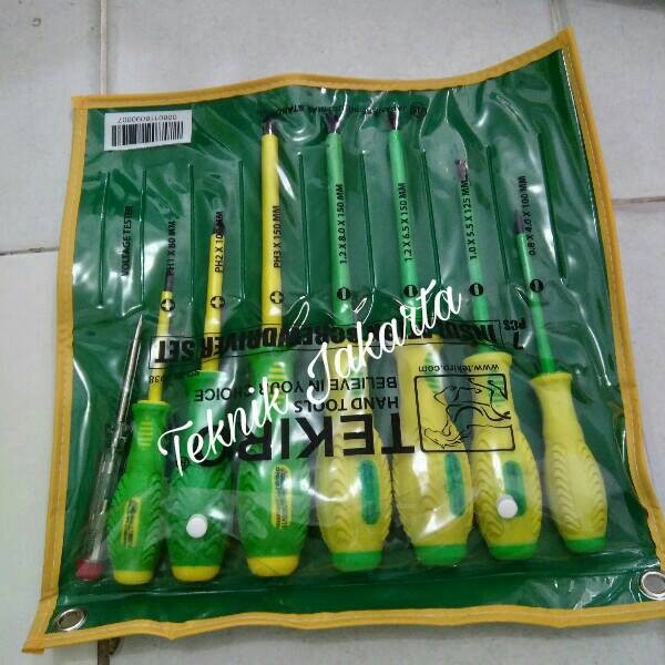 Jual Obeng listrik set 7 pcs Electro screwdriver TEKIRO - Jakarta Barat ...