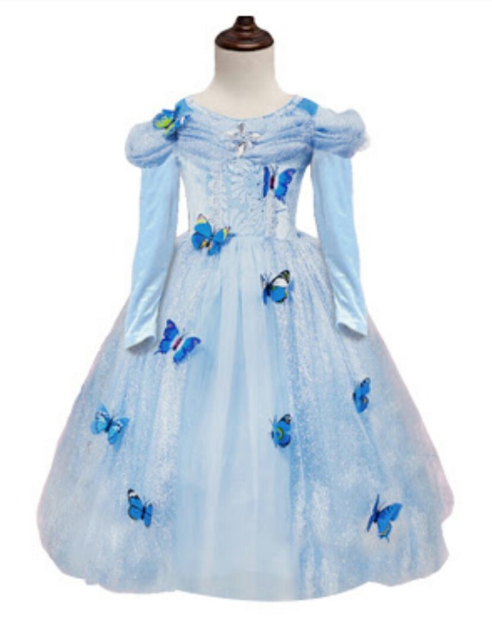 Jual Dress Baju Costume Kostum Gaun Disney Princess Putri Cinderella ...
