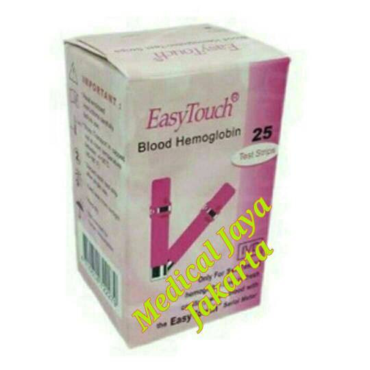 Jual EASY TOUCH Test Strip Hemoglobin/Stik Hb/Refil/GChb/Strip/bisa ...