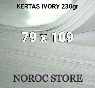 Jual KERTAS IVORY 230gr 79x109 - Jakarta Barat - Noroc Store | Tokopedia