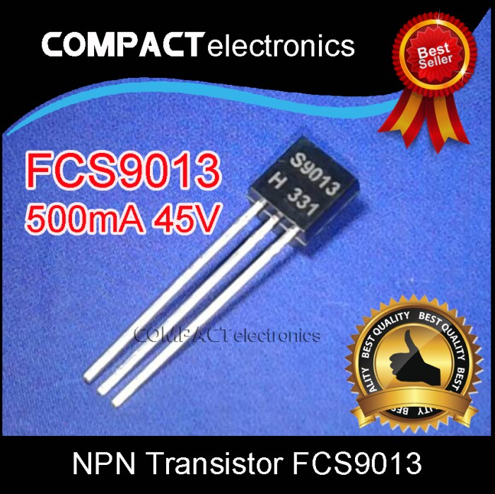 Jual S9013 NPN Transistor 9013 C9013 FCS9013 - Kota Padang - compact ...