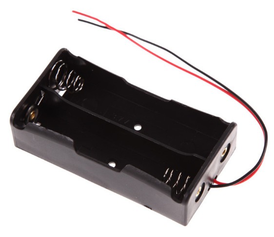 Jual BATTERY HOLDER TEMPAT KOTAK CASE BATERAI 3.7V 2X 18650 (2X ...