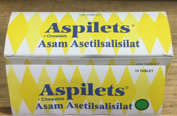 Jual Aspilet / Aspilets 80 mg chewable isi 10 tablet - Jakarta Barat ...