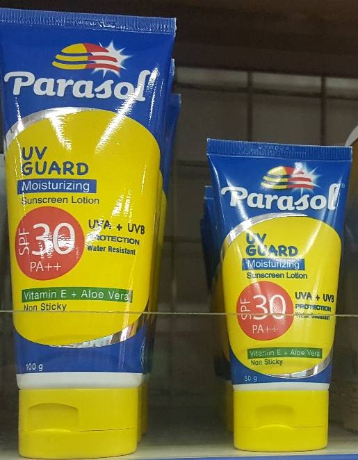 Jual parasol uv guard spf 30 sunblock sunscreen tabir surya 50 gr ...
