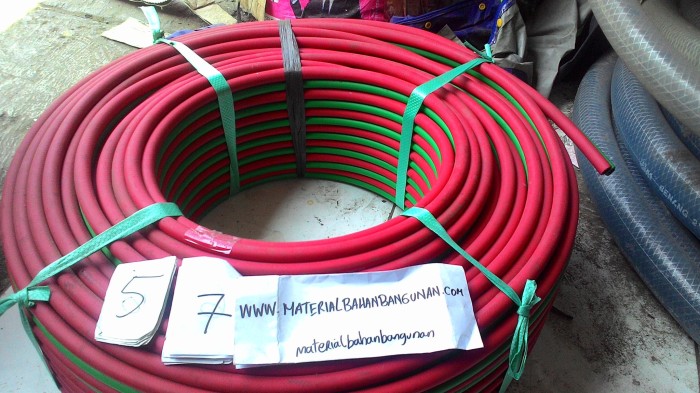 Jual selang gas co2 selang gas las selang las 1/4 x 3/6 inch selang ...
