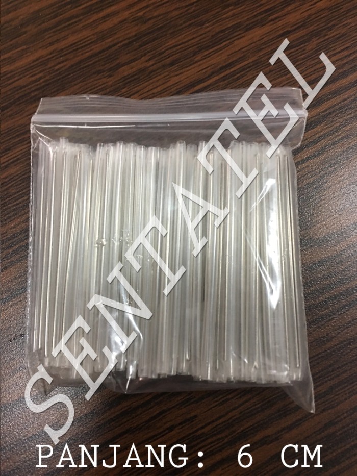 Jual 100Pcs/pack Fusion Splicing Protection Sleeve 6cm FO / Fiber Optic ...