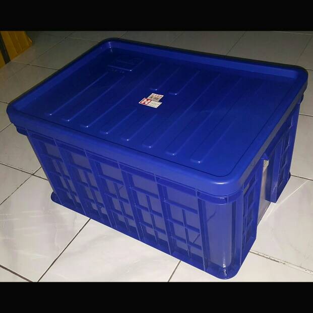 Jual BOX CONTAINER 56 LITER HANATA 2101 + TUTUP / KERANJANG SERBAGUNA ...