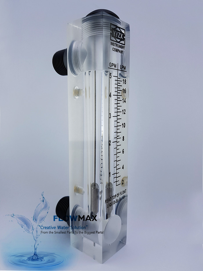Jual 1/2" FLOW METER/ROTAMETER 0.5-5GPM/2-18LPM - Jakarta Barat ...